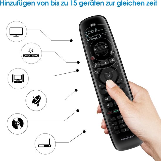SofaBaton U2 universele afstandsbediening compatibel met Samsung Sharp ...