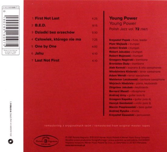 Young Power [Polish Jazz,Vol. 72] | 0190295160975 | Boeken | bol