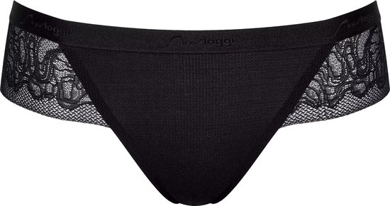 Sloggi Women S Shadow Brazil (1-pack) - dames slip - zwart - Maat: M | bol