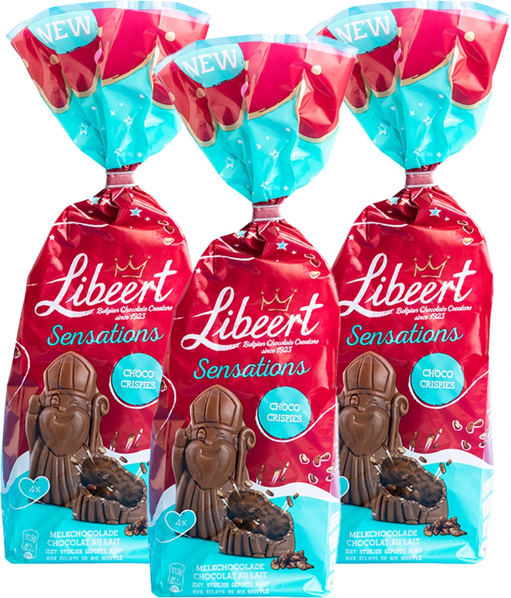 Libeert Sensations chocolade met choco crispy's van Sinterklaas - holle ...