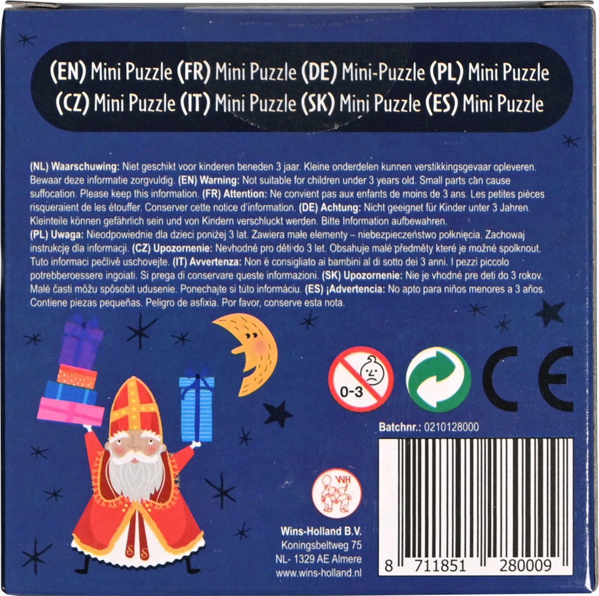 Mini puzzel Sinterklaas | bol