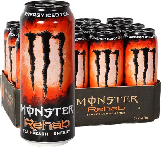 Monster Energy Rehab Peach 12 x 500ml / Inclusief Statiegeld | bol