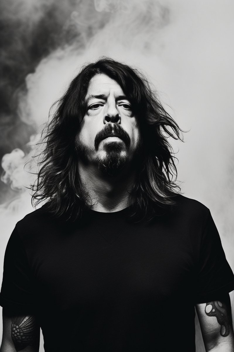 Dave Grohl Poster | Nirvana Poster | Affiche musicale | Artiste ...