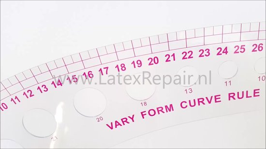 Coupeuse Linialen Set - 11 linialen - dun - transparant - flexibel ...