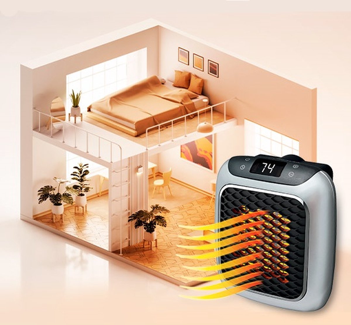 EquiWarm Pro® Tech - Elektrische Kachel Pro - Elektrische Verwarming ...