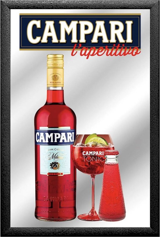 Spiegel Campari Fles En Glazen | bol