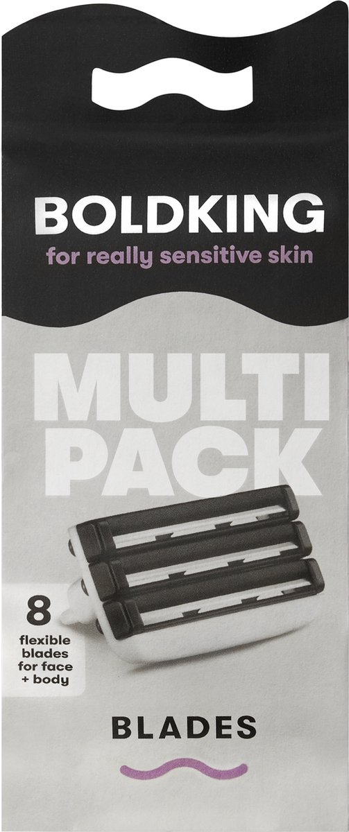 Boldking - 2x4 Refill Blades - 2x4 Navulmesjes voor de Zeer Gevoelige Huid - 8 stuks | bol