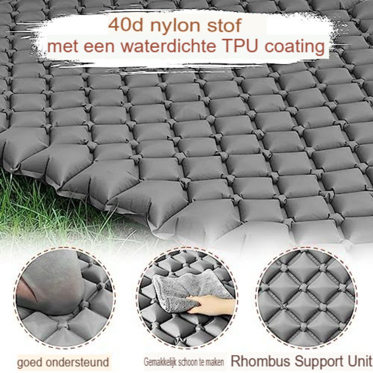 Gratyfied- Opblaasbare Matras 2 Personen- Inflatable Mattress 2 Persons ...