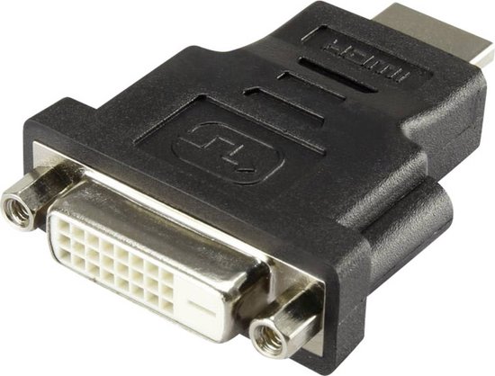 Renkforce RF-4212231 HDMI / DVI Adapter [1x HDMI-stekker - 1x DVI-bus ...