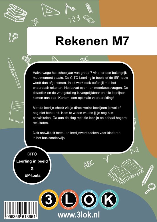 Rekenen Toetsboek groep 7 - M7 – groep 7 - CITO - Leerling in beeld ...