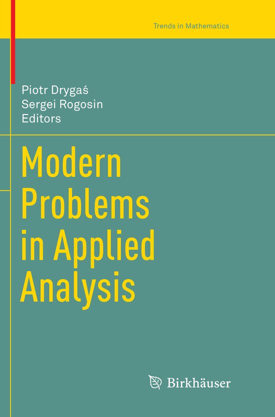 Trends in Mathematics- Modern Problems in Applied Analysis | 9783030102425 | Boeken | bol