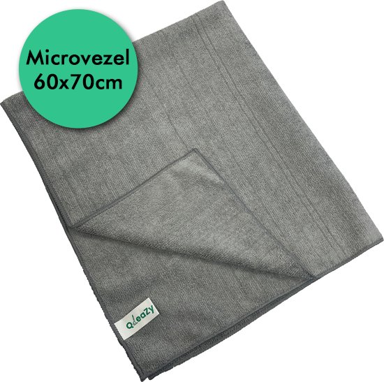 2x Microvezel Dweil Doek XXL GRIJS / 300 gr / 70×60 cm - Droogdoek voor ...