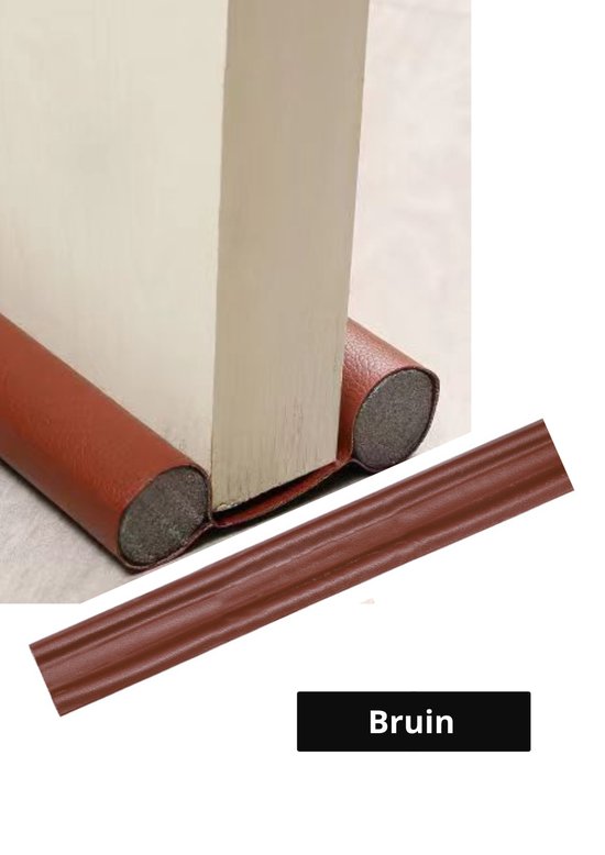 V&P - Tochtstrip - Bruin - Tochtstrips voor deuren - Tochtstopper ...