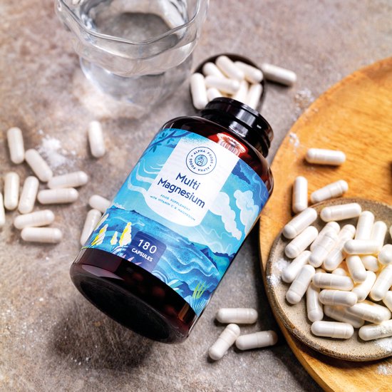 Alpha Foods Multi Magnesium - Hoge Dosering met 7 bioactieve ...