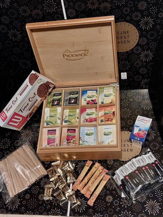 Pickwick 12-vaks theekist - pakket 308-delig | bol