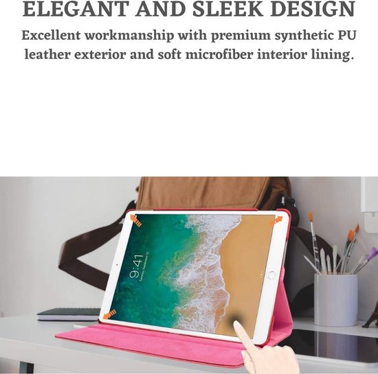 Apple iPad Air 3 2019 en iPad Pro 10.5 2017 3e Generatie A1701 A1709 10,5 inch hoesje... | bol.