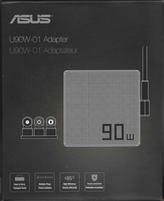 asus adapter 90 Watt - 90W-01 Adapter/EU V3 | bol