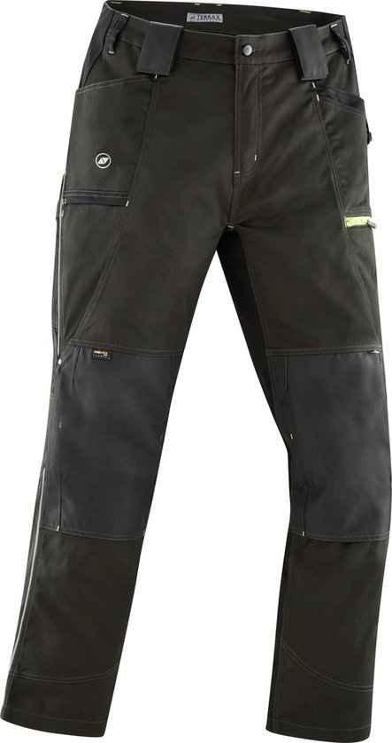 Terrax Workwear Arbeitshose Dunkelgrün/Limette-60 | bol