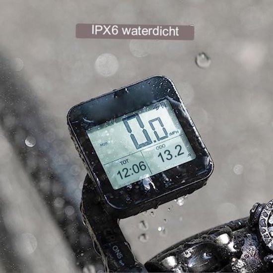 Kilometerteller Fiets - Fietscomputer Draadloos - Snelheidsmeter Fiets ...