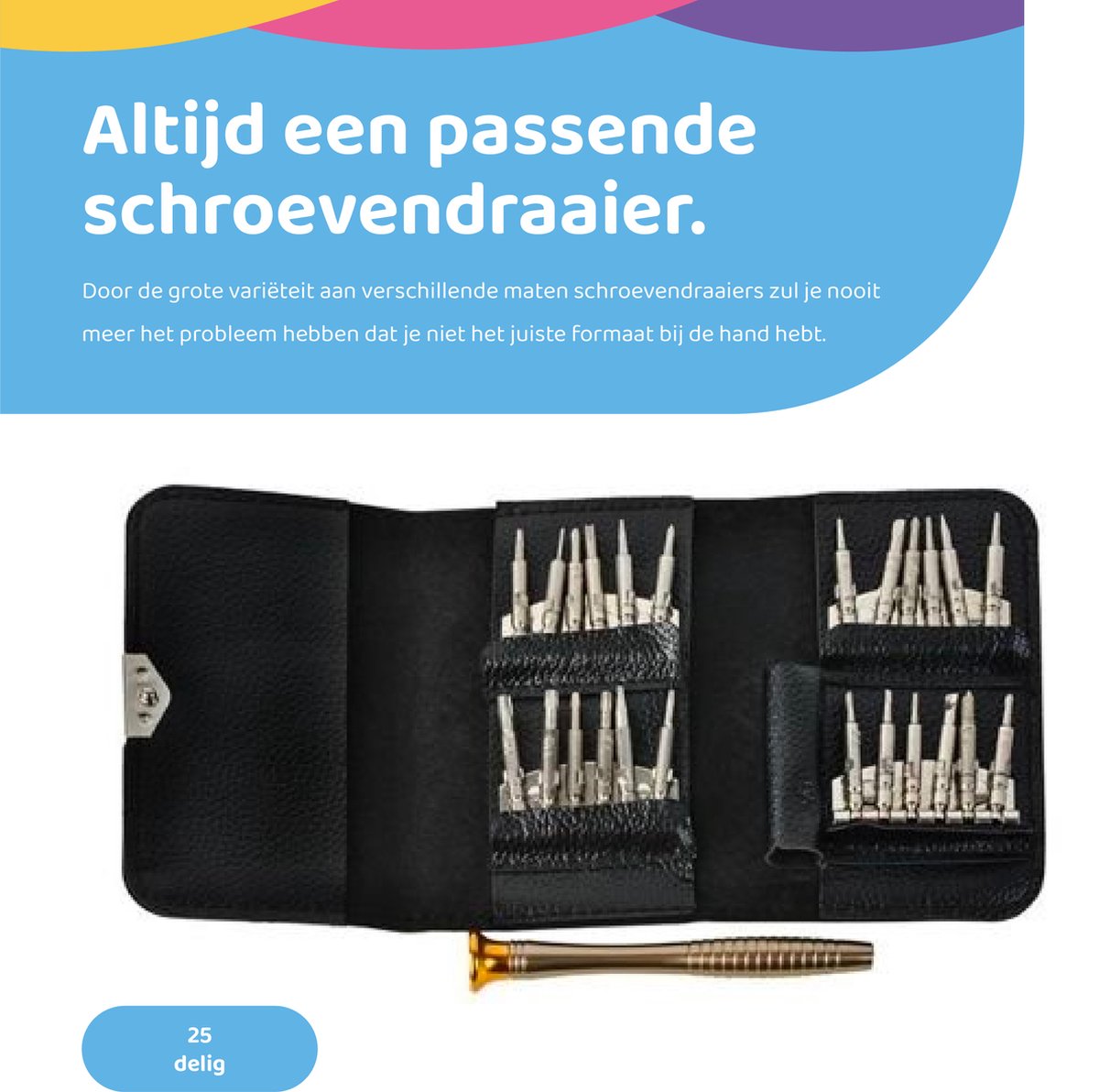 schroevendraaierset - 25-delig - Gereedschapset - Precisie Schroevendraaier | bol