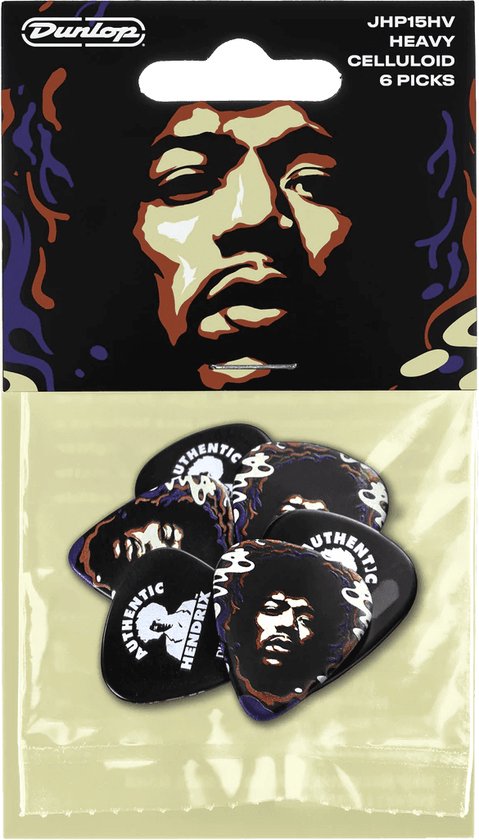 Jim Dunlop - Jimi Hendrix Star Haze - Plectrum - 6-pack | bol