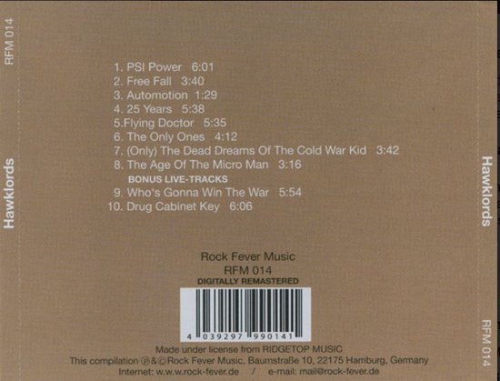 25 Years On, Hawklords | Muziek | bol