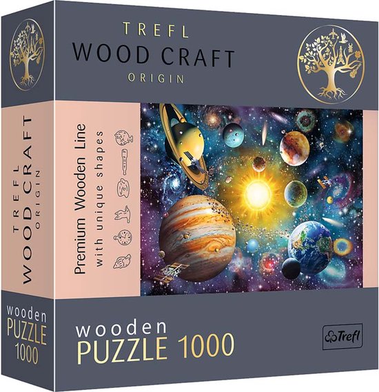 Trefl - Puzzles - "1000 Wooden Puzzles" - Journey Through the Solar ...
