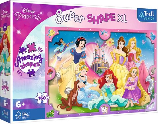 Trefl Trefl 160XL - De roze wereld van prinsessen / Disney Princess | bol