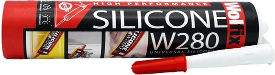 Universele Siliconenkit Koker | Kleur-Wit |280 ml/300 gr | Universal ...