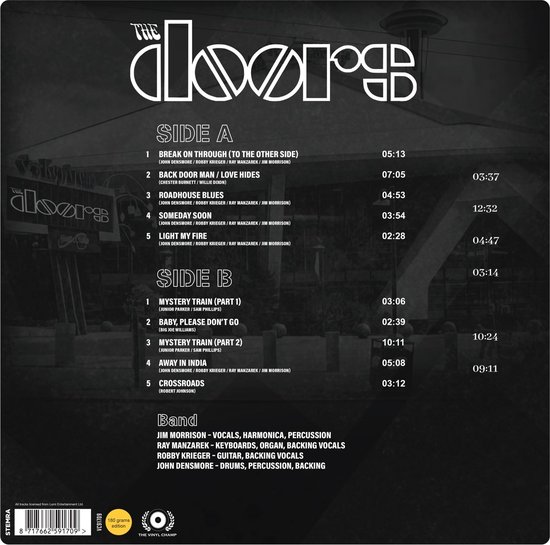 The Doors - Live At Seattle Center Coliseum 1970 (LP) (Coloured Vinyl ...
