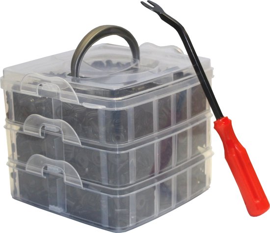 Automotive Autoclips - overzichtelijke Box met 630 clips + (de ...