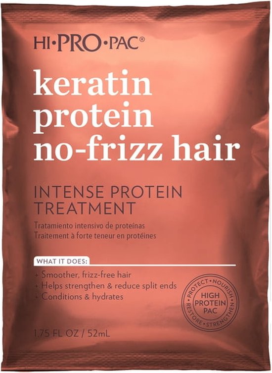 Hi-Pro-Pac - Intense Keratin Protein No-Frizz Hair Treatment ...