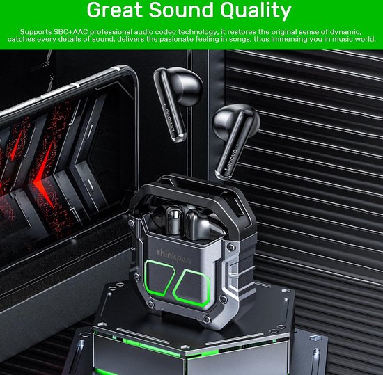 Lenovo Thinkplus LivePods XT81 Sport Gaming Headset TWS Wireless ...