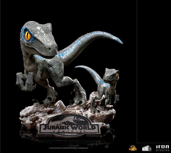 Velociraptor Blue & Beta - Jurassic World Dominion - MiniCo - Iron ...