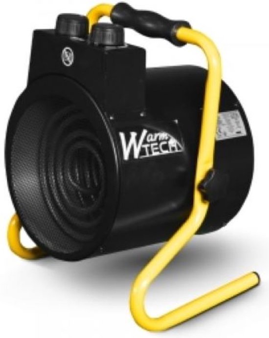 Warm Tech - Werkplaatskachel 2000W - 2 standen - WTCG2000-2V | bol