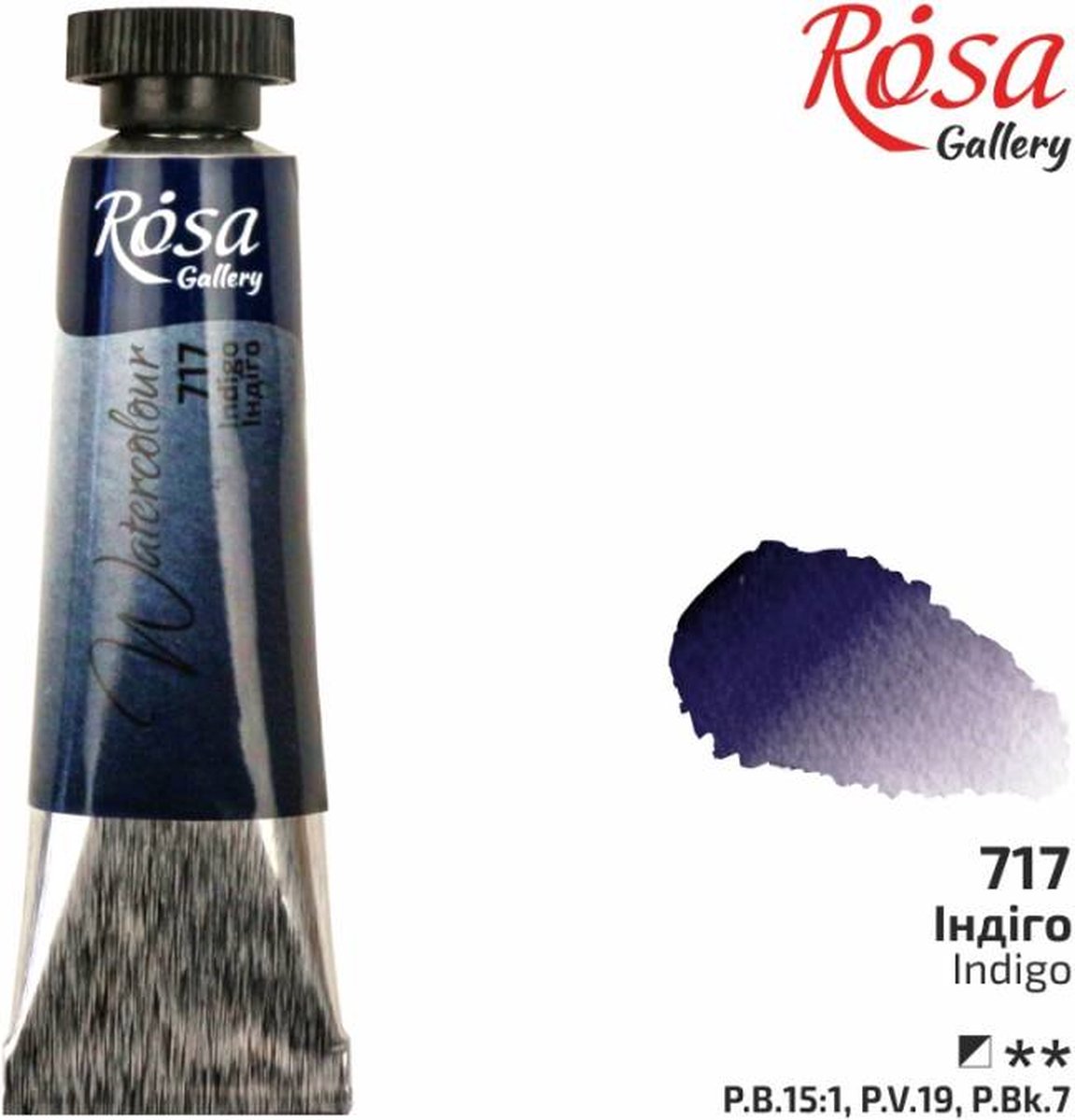Rosa Gallery Aquarelverf Tube 10 ml Indigo | bol