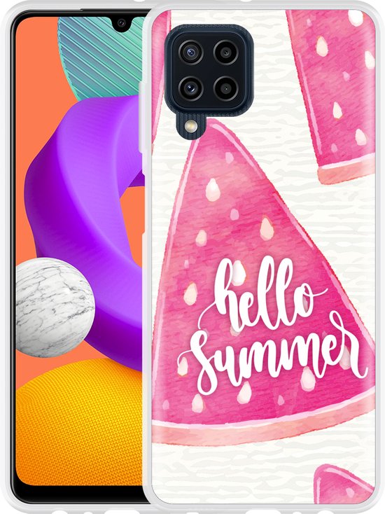 Hoesje Geschikt voor Samsung Galaxy M22 Summer Melon | bol