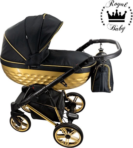 Royal Baby 3in1 Stroller - Kinderwagen Goud - Met Luiertas | bol.com