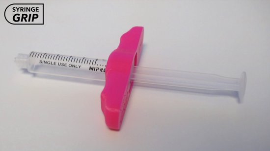 SyringeGrip - Spuithulpstuk / injectiehulp - 10 ml - oranje | bol