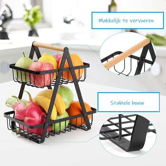 Fruitmand - Groot - Fruitschaal – Keuken Bureau Organizers ...