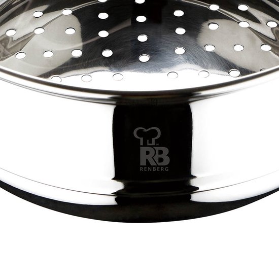 Renberg Stoominzet - Stoompan - Groentestomer - Rijsstomer - RVS - Ø18 ...