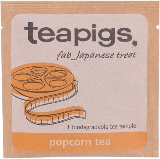 teapigs Popcorn Tea - Boîte de 50 sachets de thé sous enveloppes | bol.com