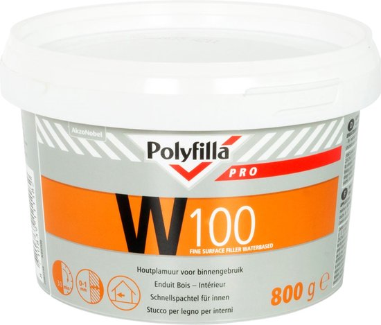 Polyfilla Pro W100 Plamuur Pot 800 Gram | bol.com