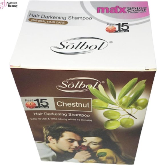 Solbol haarverf (shampoo) Kleur Chestnut 30mlx10 - Nieuwe generatie ...