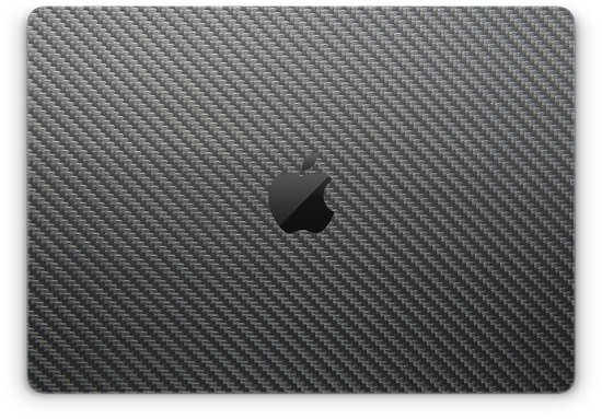 MacBook Pro 14" [2021 Met Apple M1 chip] Skin Carbon Grijs - 3M Sticker ...