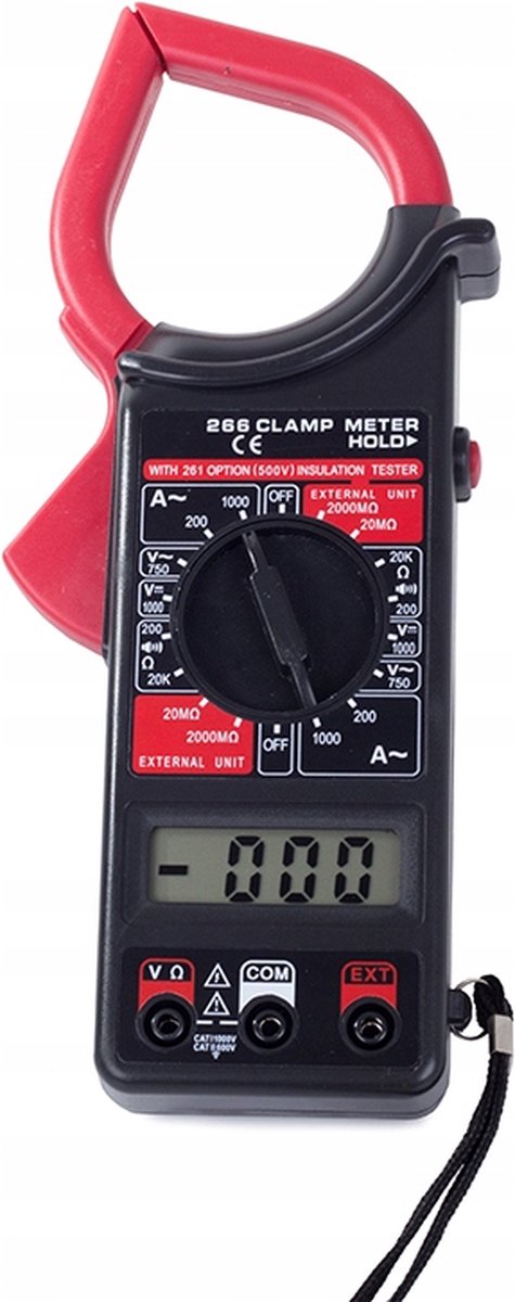 Digitale Professionele Multimeter Met Klem - Universele Stroomtang ...