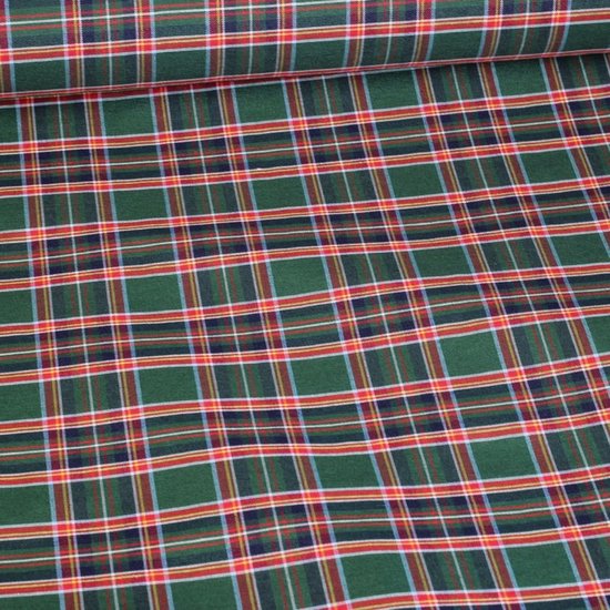 Schotse ruit groen 280 CM BREED - 4 meter | bol