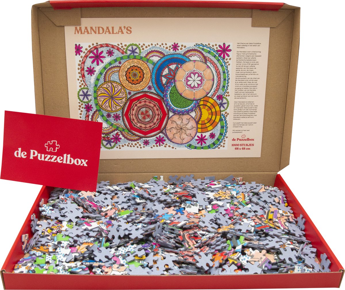 De Puzzelbox 'Mandala's' Puzzel - 1000 Stukjes Puzzel - Geweldige ... De Puzzelbox 'Mandala's' Puzzel - 1000 Stukjes Puzzel - Geweldige ...