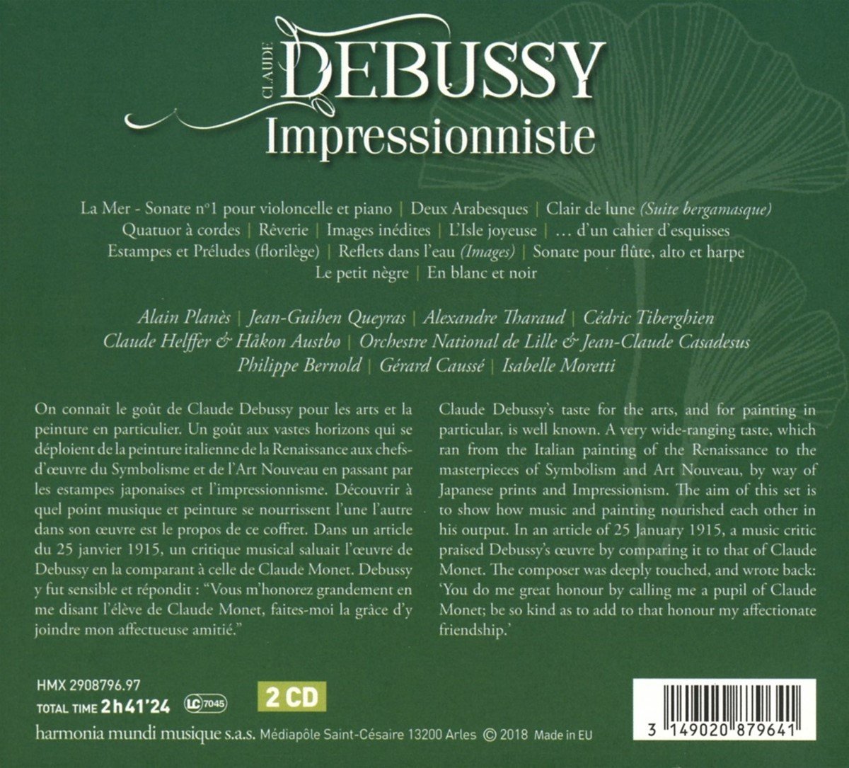 Various Artists - Debussy Impressionniste (CD), various artists | CD (album) | Muziek | bol.com