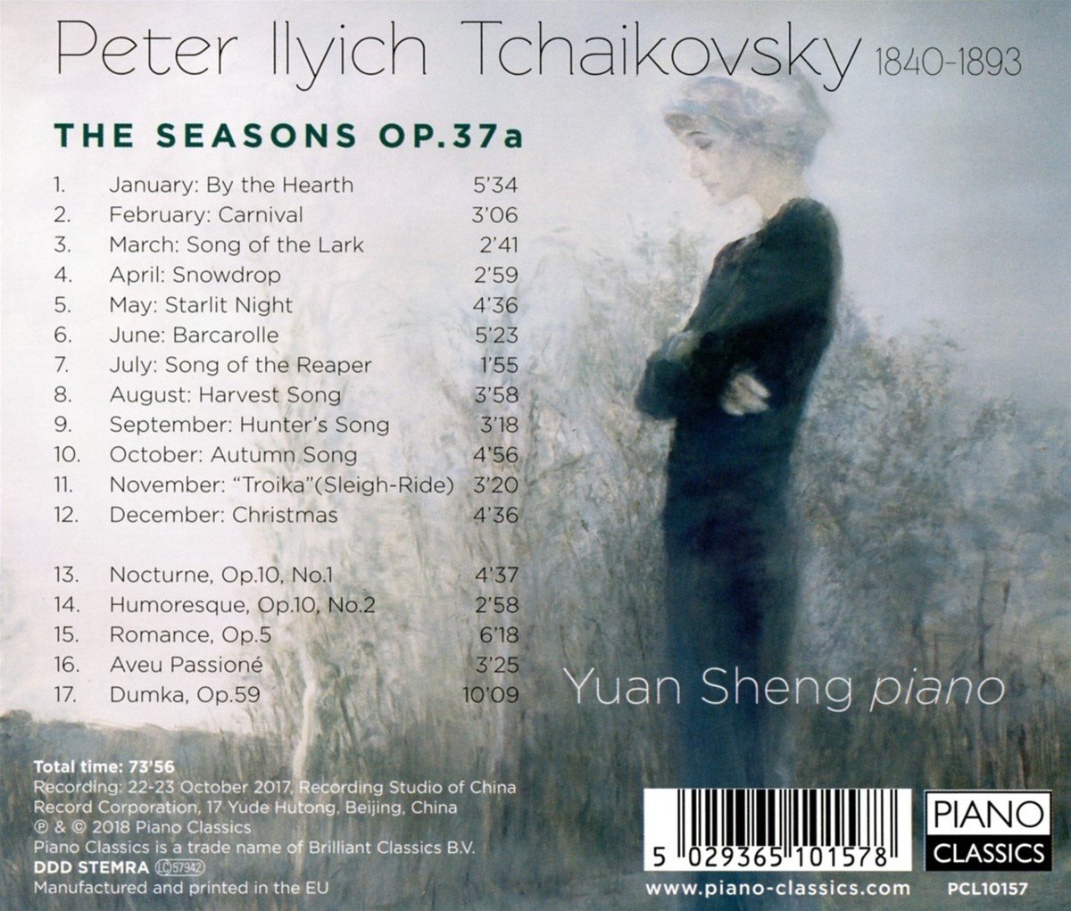Yuan Sheng - Tchaikovsky: The Seasons (CD), Yuan Sheng | CD (album ...